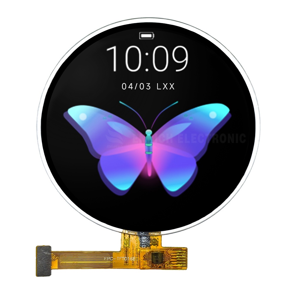 1.6 Inch Round TFT LCD Display 400*400 With Touch Panel 1.6 Inch Round TFT LCD Display 400*400 With Touch Panel